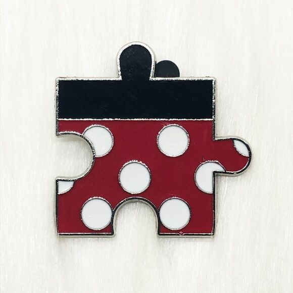 Disney | Jewelry | 525 Disney Minnie Mouse Jigsaw Puzzle Pin | Poshmark